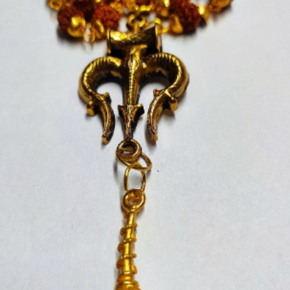 Design | Trishul Locket Hanuman Locket With Rudraksha Mala For Men And ...
